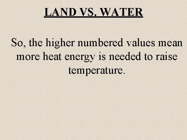 Why Temperature Changes from Place to Place LATITUDE