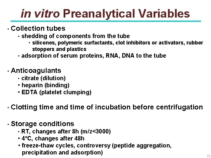 Best Practices of Biobanking and Specimen Collection Quality
