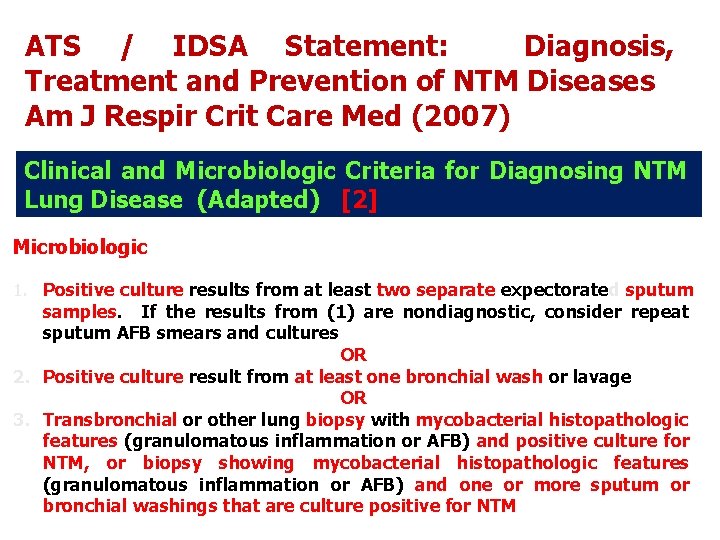 ARE NONTUBERCULOUS MYCOBACTERIA NTM OF CONCERN IN WESTERN