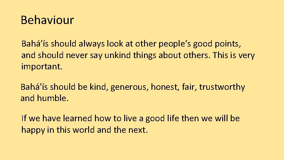 An Introduction to the Bah Faith Part 2