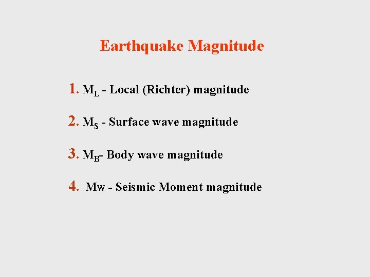1 Lecture13 CE312 Engineering Geology and Seismology Instructor