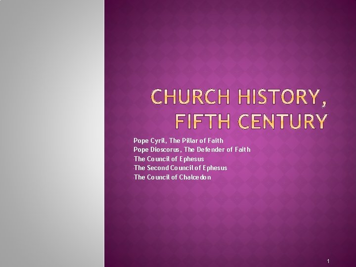 Pope Cyril The Pillar of Faith Pope Dioscorus