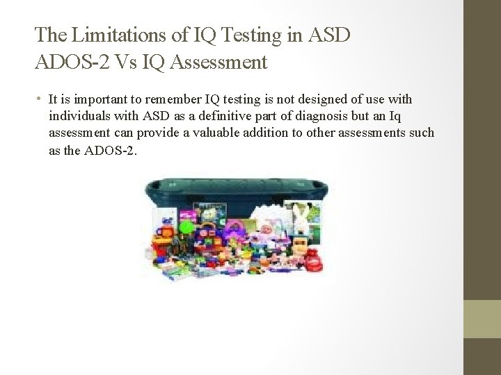 The Role and Challenges of IQ Testing in