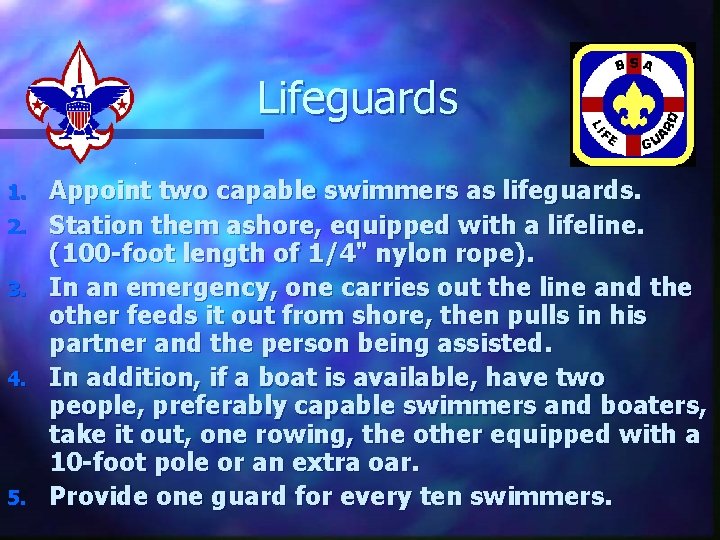 Safe Swim Defense BSA Lifeguard Training 2000 Ray