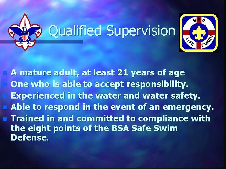 Safe Swim Defense BSA Lifeguard Training 2000 Ray