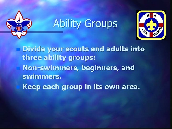 Safe Swim Defense BSA Lifeguard Training 2000 Ray