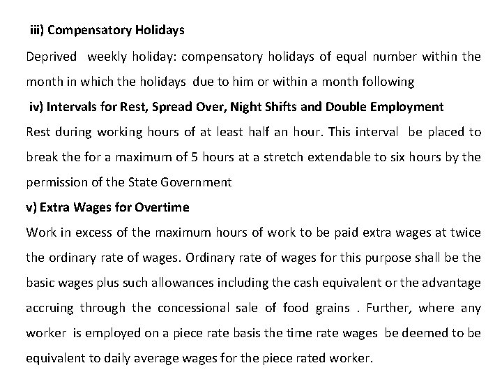 Factories Act 1948 Objectives To know the objectives