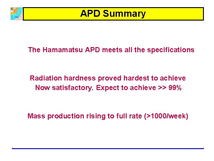Avalanche PhotoDiodes APDs for the CMS Electromagnetic Calorimeter