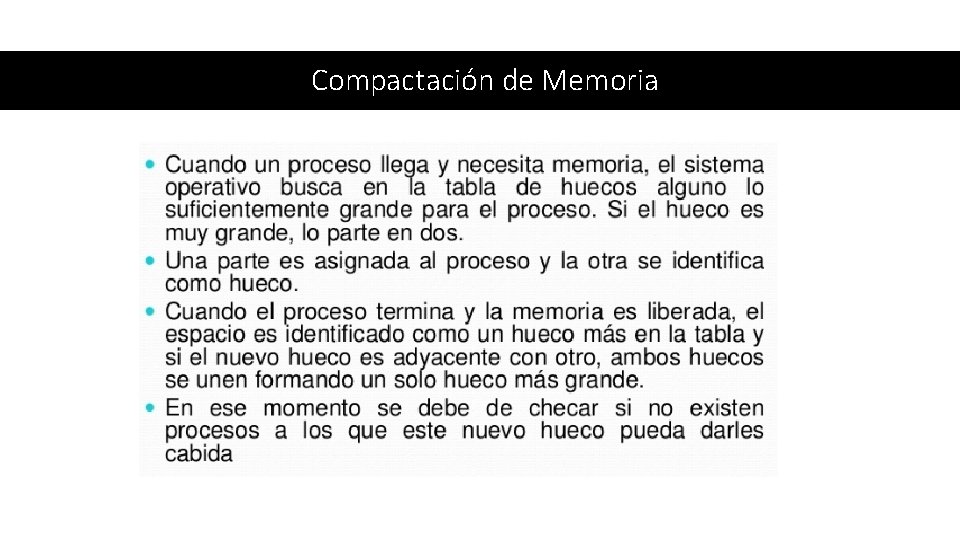 Comunicacin interna del computador Monoprogramacin de particiones fijas