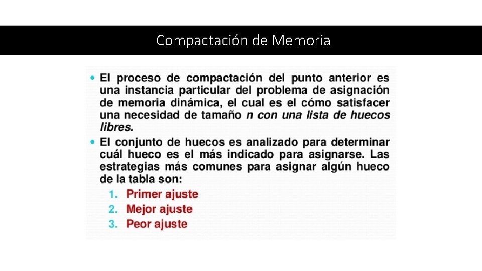 Comunicacin interna del computador Monoprogramacin de particiones fijas