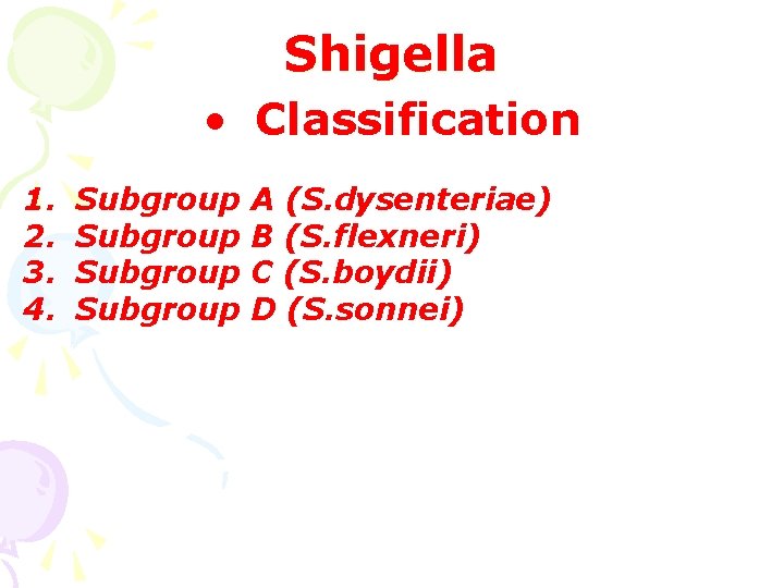 Enterobacteria Biological characteristic and classification of genera ...