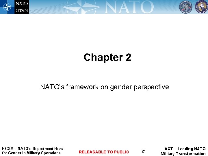 Explanation to instructor NCGM NATOs Department Head for