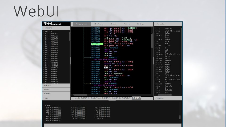 Radare 2 In Soviet Russia Radare 2 Debugs