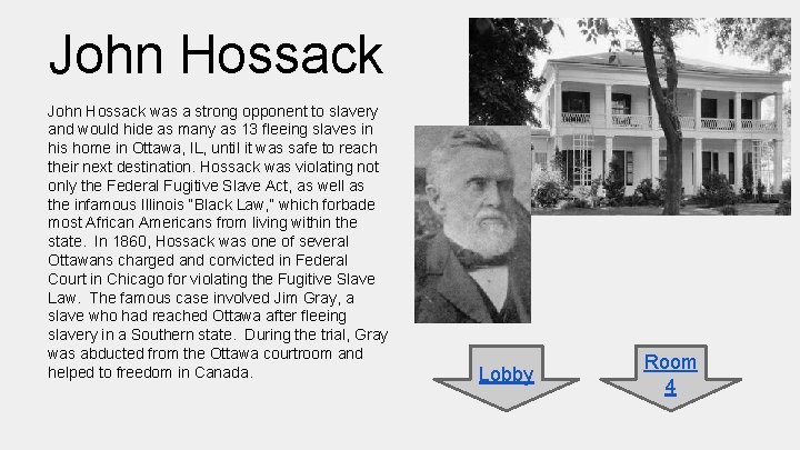 Museum Lobby The Underground Railroad Museum Lobby Stops