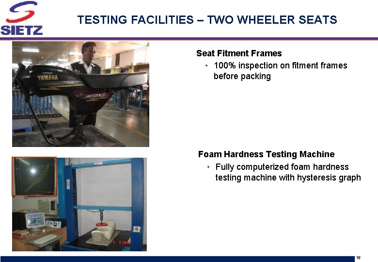 SEATING SYSTEMS TRACTOR CONSTRUCTION EQUIPMENT TWO WHEELERS SEATS