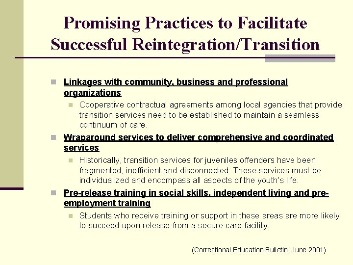Merging Two Worlds A TransitionCareer Planning Curriculum for
