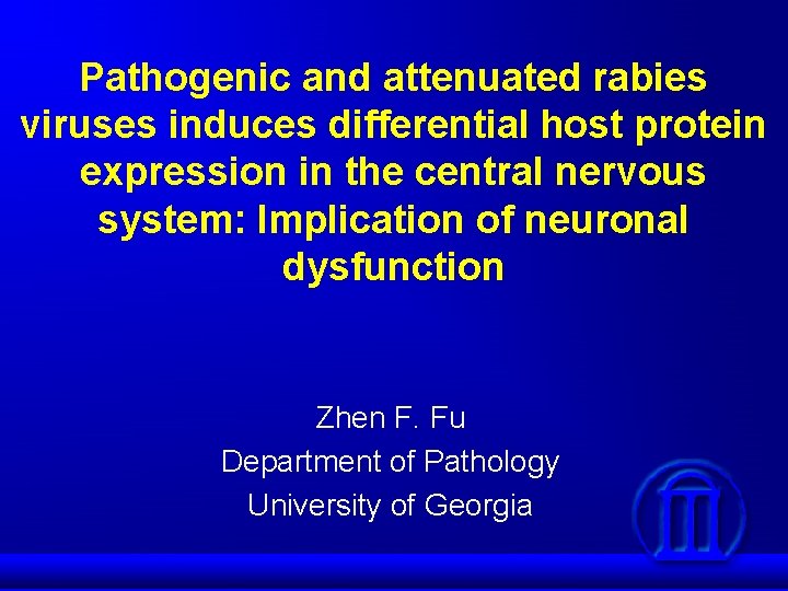 Pathogenic and attenuated rabies viruses induces differential host