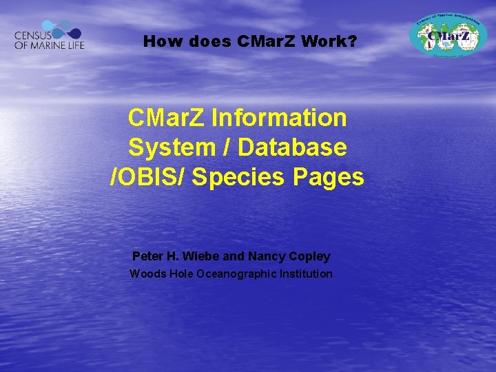 How does CMar Z Work CMar Z Information