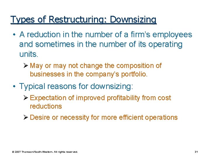 CHAPTER 7 STRATEGIC ACTIONS STRATEGY FORMULATION Power Point