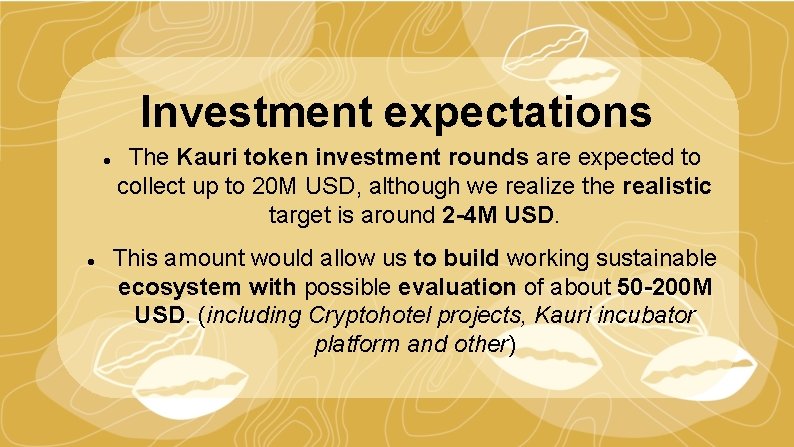 Kauri Big solution for small money Kauri team
