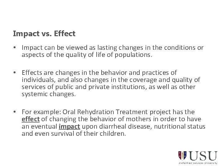 Monitoring Evaluation in GHE 1 Introduction Review basic