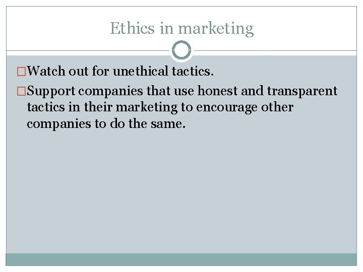 Ethics In Marketing TROY JACKSON What is ethics