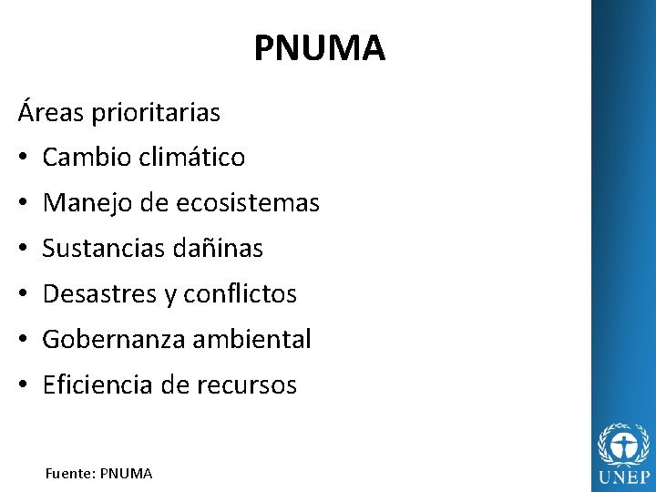Educacin Ambiental en el PNUMA Reunin de Puntos