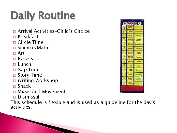 Happy Day School Ingrid Chowrimootoo Arrival Building Procedures