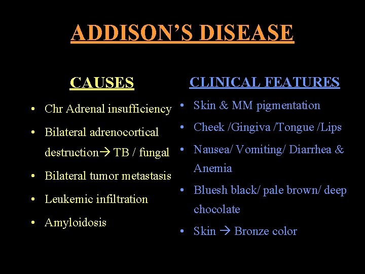 ORAL PIGMENTATION Dept of Oral Medicine And Radiology