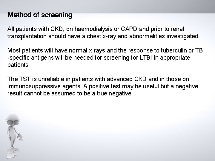 TUBERCULOSIS AND CHRONIC RENAL FAILURE By Dr Gopal