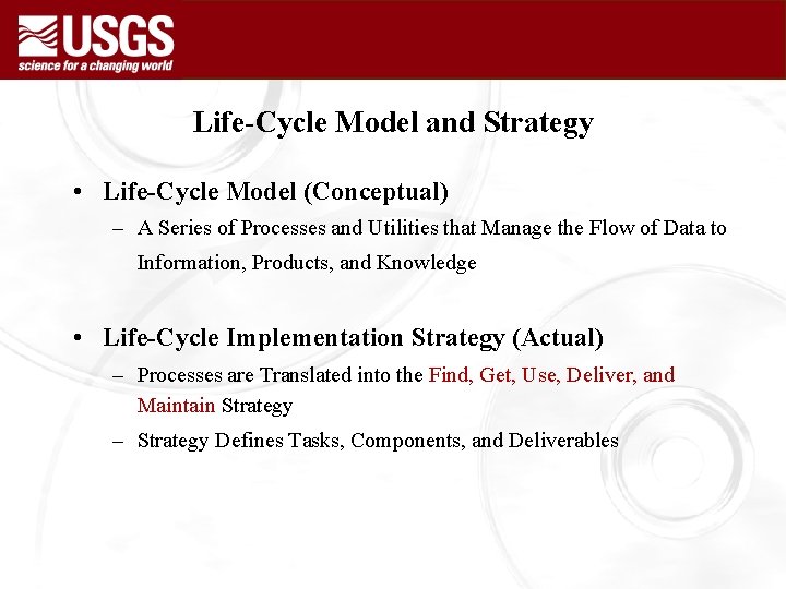 A Data Management LifeCycle By David Ferderer Chris