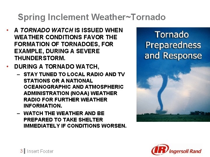 March 2012 Emergency Preparedness Spring Hazards Asbestos Awareness
