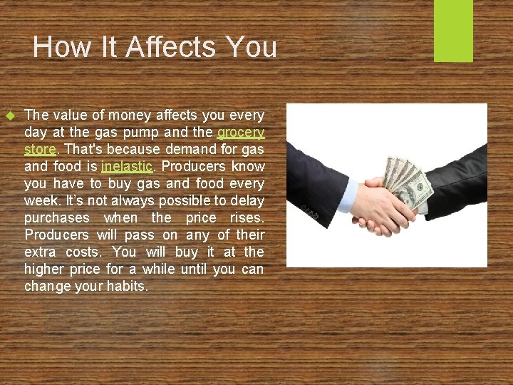 How the Value of Money Is Determined WHO