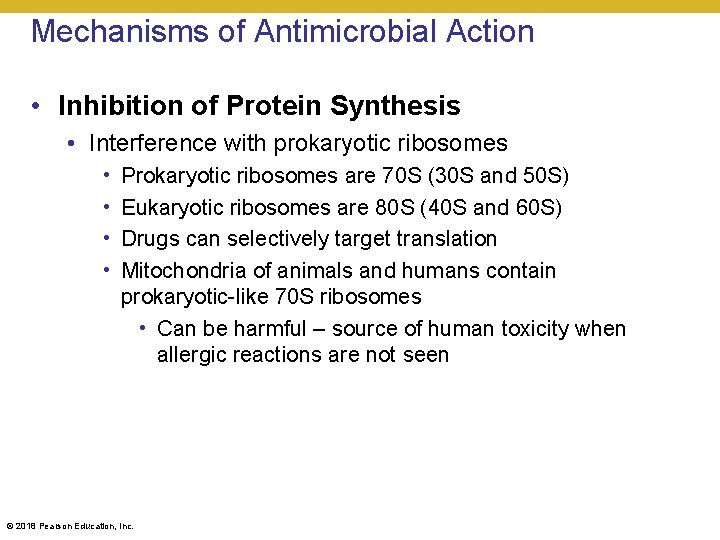 Microbiology Chapter 10 Antimicrobial Drugs 2018 Pearson Education