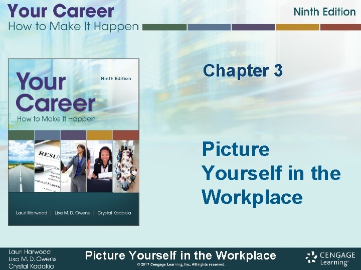 Chapter 3 Picture Yourself in the Workplace Chapter