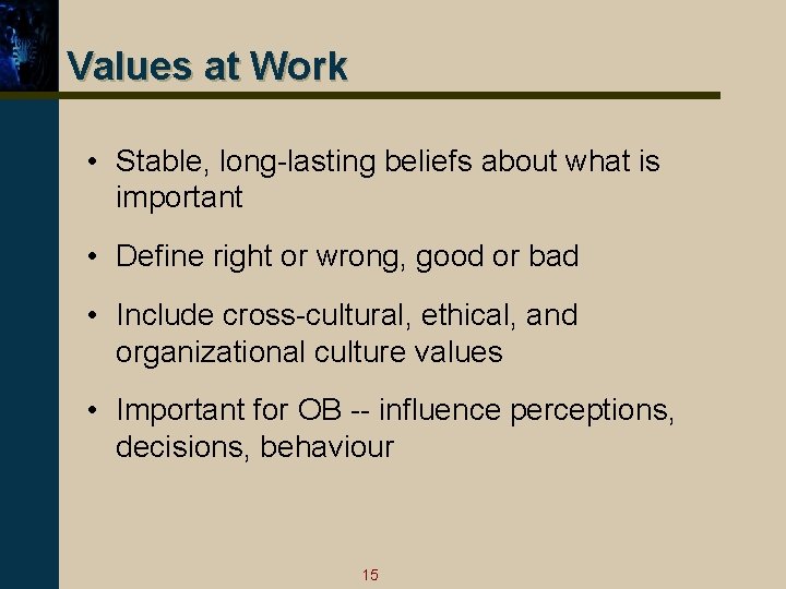 Workplace Emotions Values and Ethics 1 West Jet