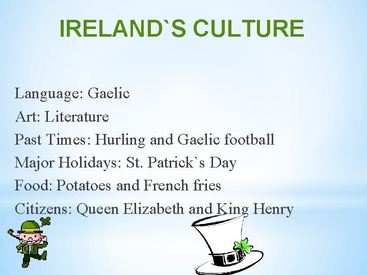 Irish Ireland Presented By Brooke Margaret Burke Continent