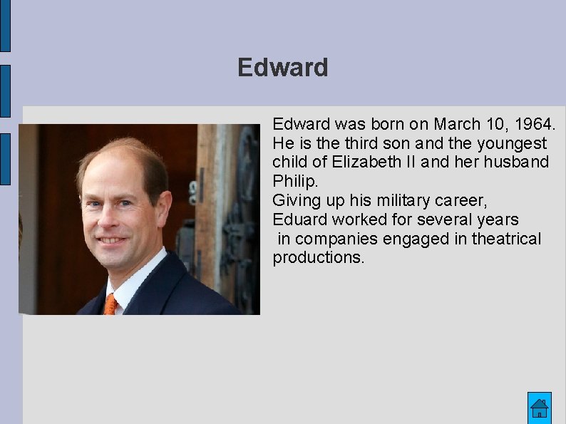 The genealogical tree of the British Royal family