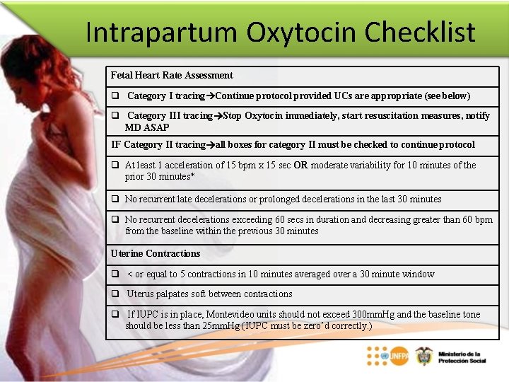 SEGURIDAD DE LA ATENCION DE LA PACIENTE OBSTETRICA