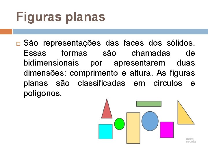REVISIONAL DE MATEMTICA Slidos geomtricos e figuras planas