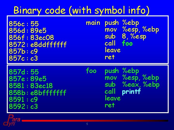 Analysis Of Stripped Binary Code Laune Harris University