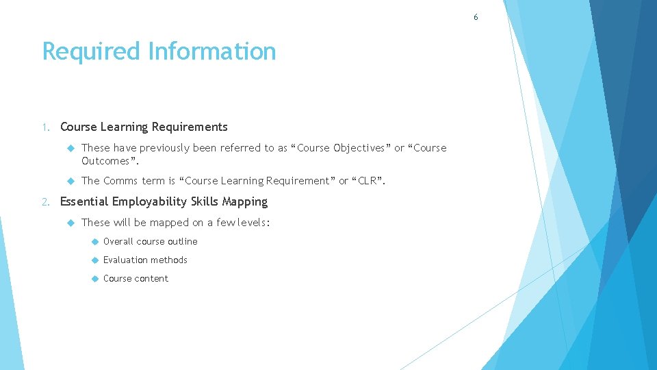 Comms Training Course Outline Mapping and Management System