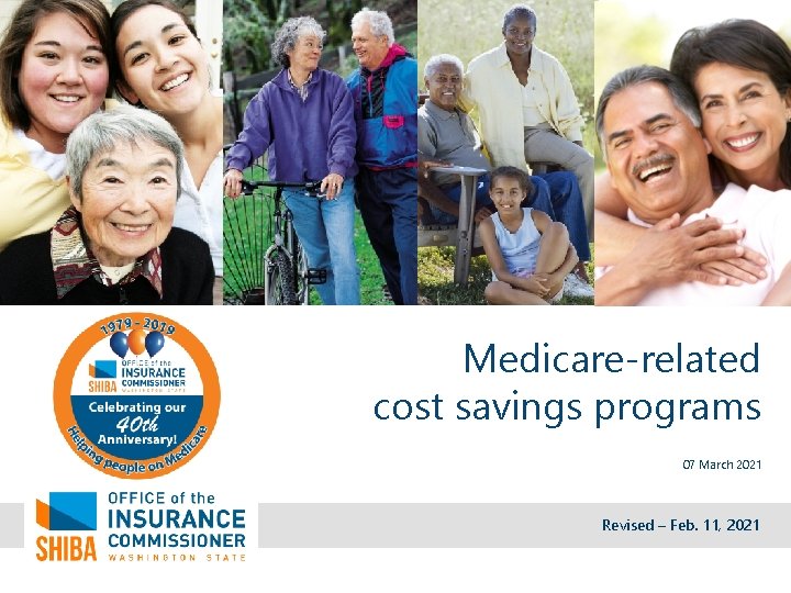 Medicarerelated cost savings programs 07 March 2021 Revised