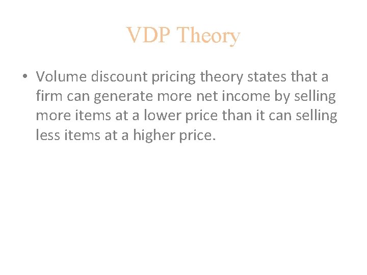Supersizing Pricing What does it mean And how