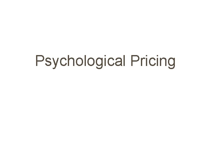 Supersizing Pricing What does it mean And how