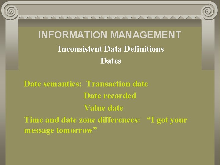 1242 2219 Information System Economics INFORMATION MANAGEMENT INFORMATION