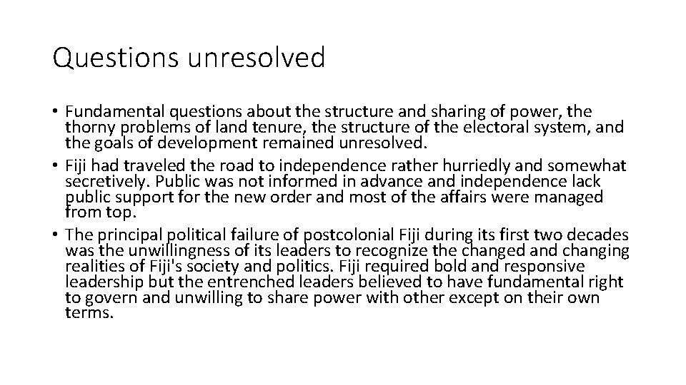 Early relations Ratu Mara and S M Koya