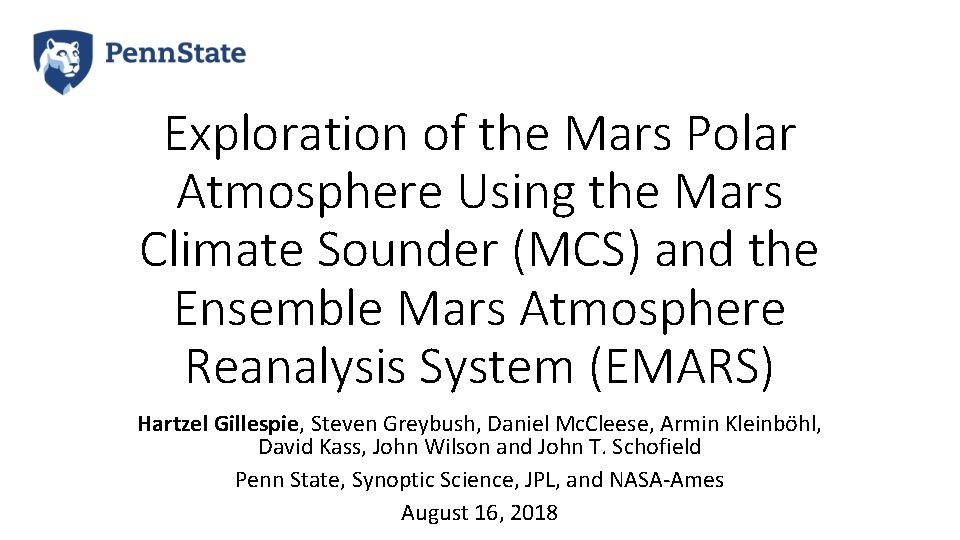 Exploration of the Mars Polar Atmosphere Using the