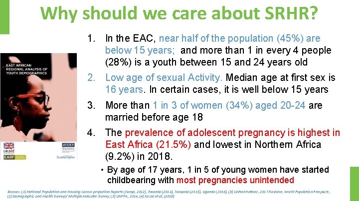 Overview of SRHR Situation in East Africa Presented