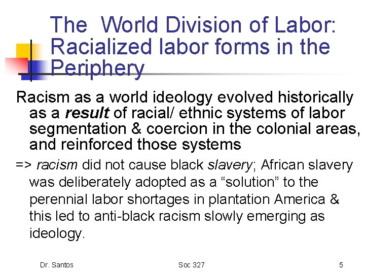 Chapter 5 Part 1 Colonial North America the